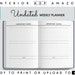Canva Undated Editable Template Planner Weekly & Monthly Overview ...