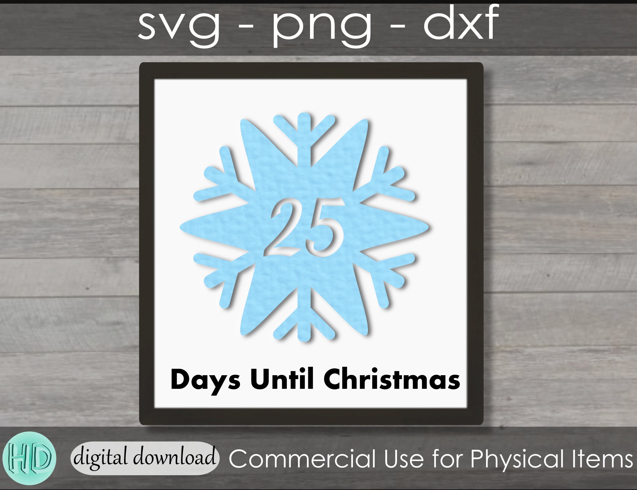 Snowflake Advent Calendar for Kids SVG - Advent Calendar Printable ...