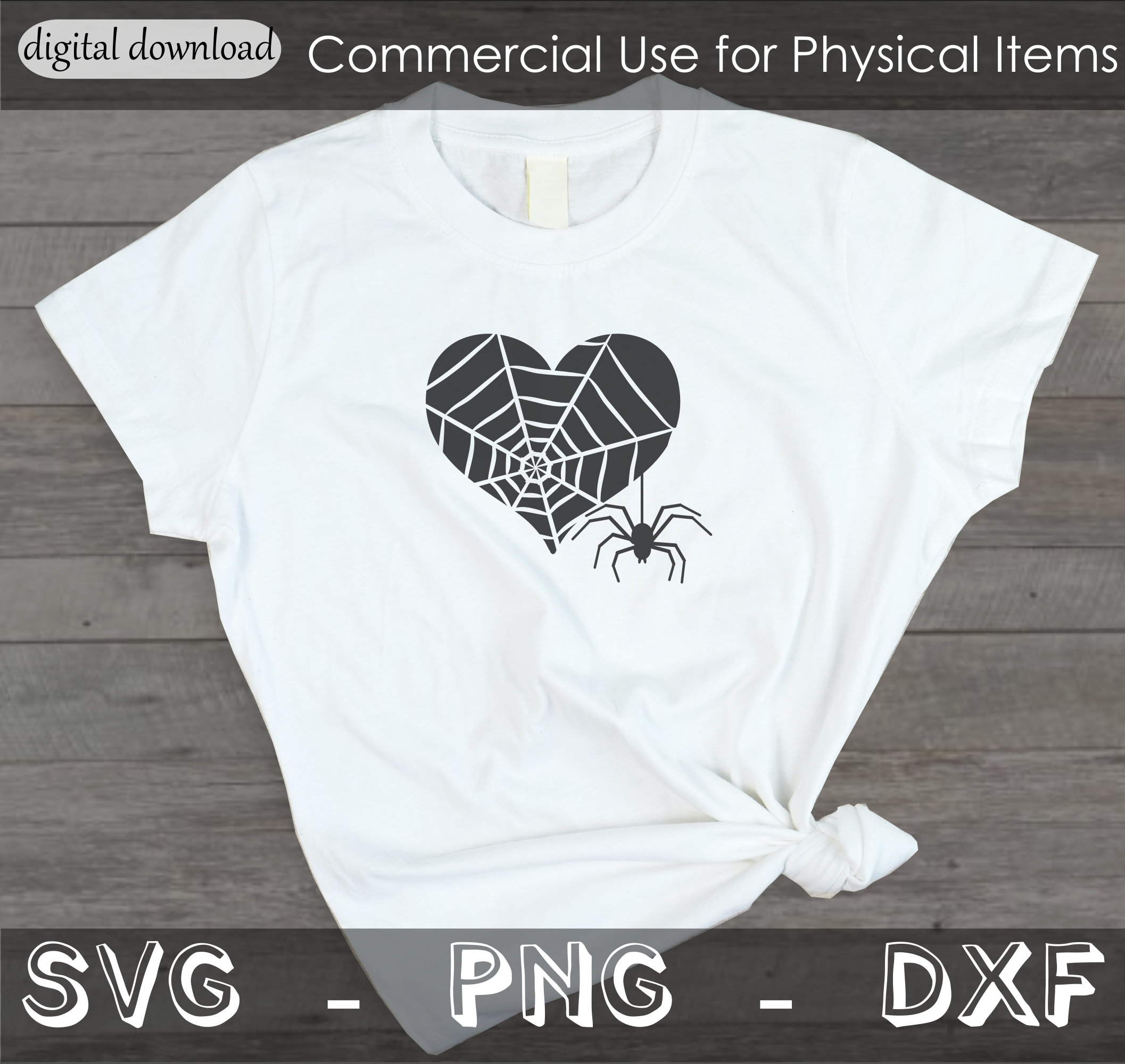 Spider Web Heart SVG Heart Spider Web Svg Halloween Heart SVG Spooky ...