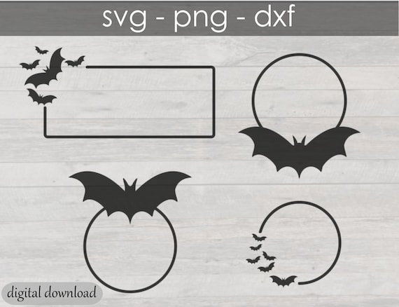 Halloween Bat Border