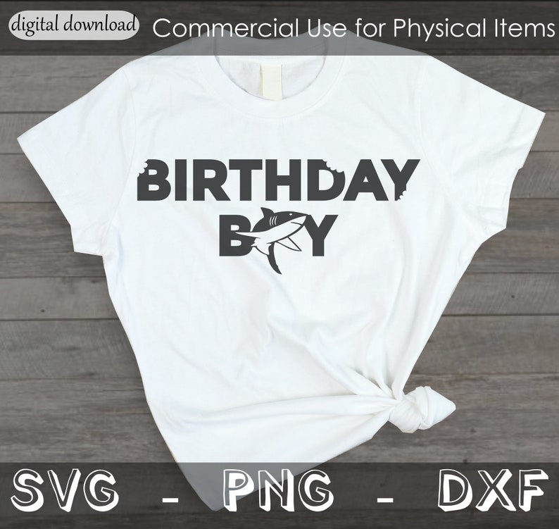 Birthday Boy Shark SVG - Birthday Shark Shirt Svg - Two Two Two Svg ...