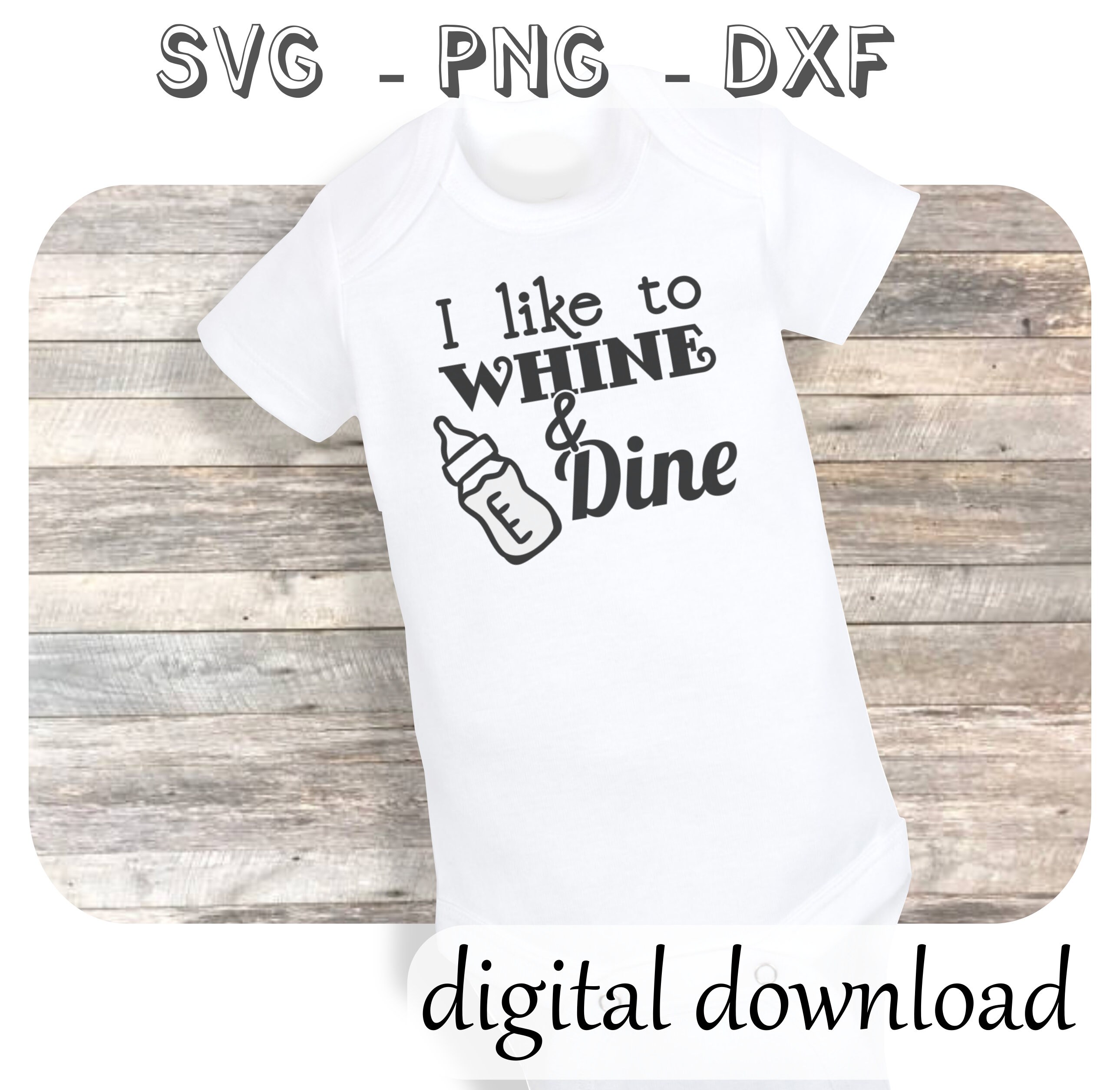 Funny Baby Bib Svg Cricut Cut File - Infant Saying Sublimation Png ...