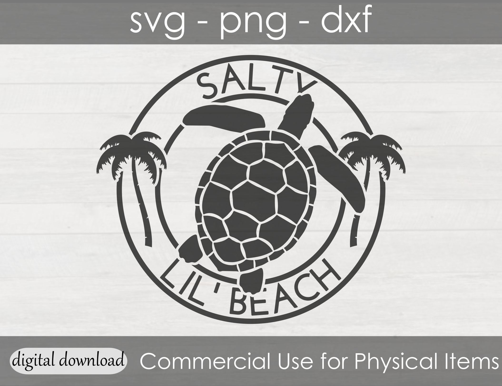 Salty Lil Beach SVG Cricut Cut File - Funny Vacation Shirt Decal ...