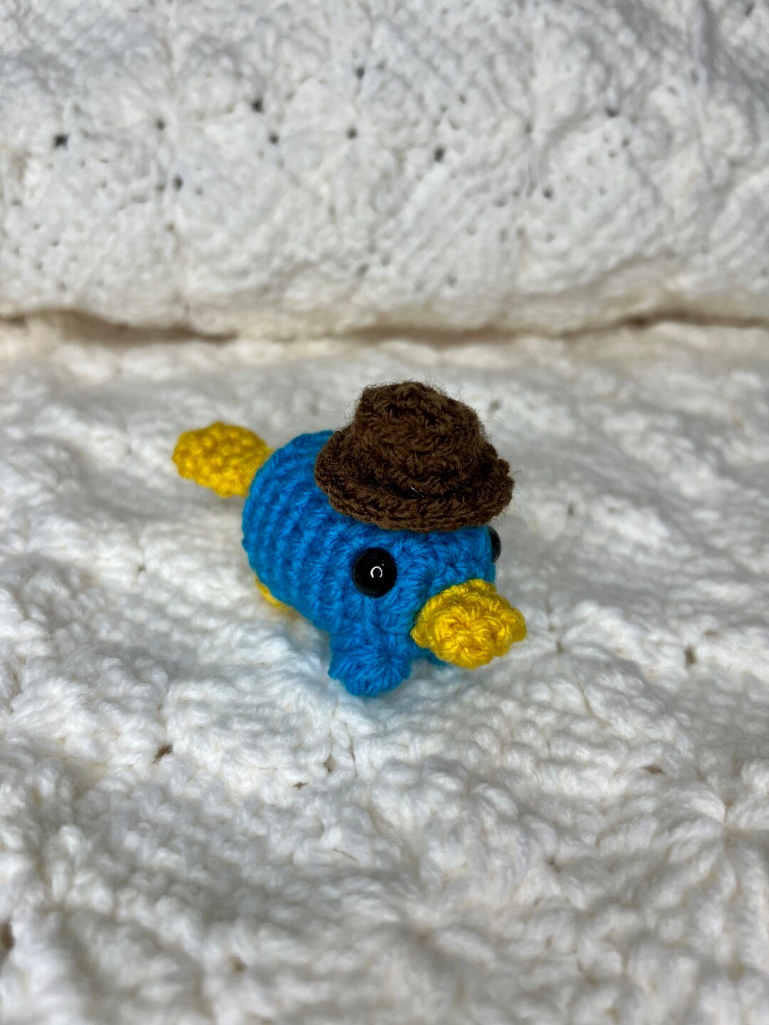 Perry the Platypus Crochet Amigurumi Plushie Toy - Etsy