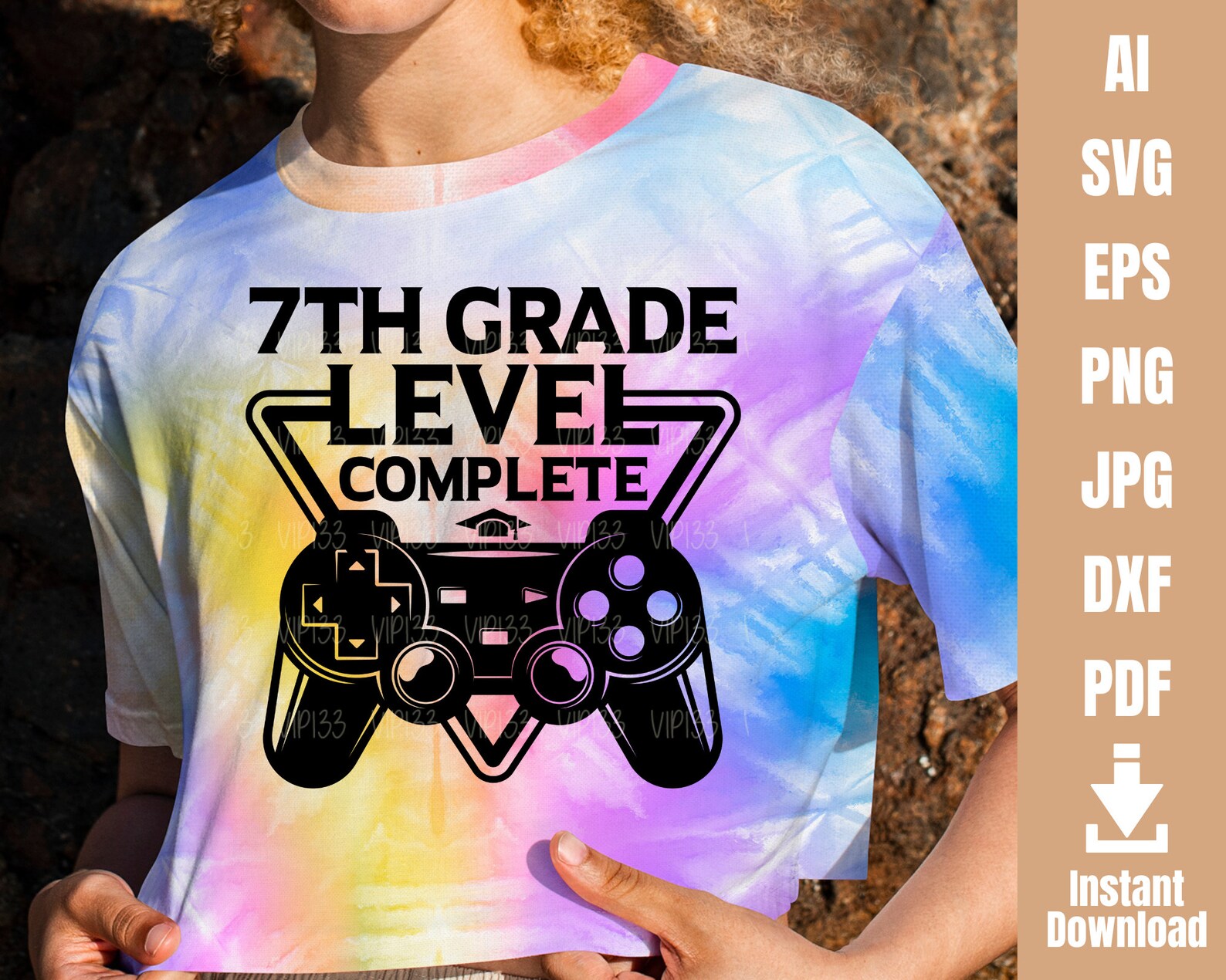 7th Grade Level Complete 7th Grade Graduation Happy Last Day of 7th ...