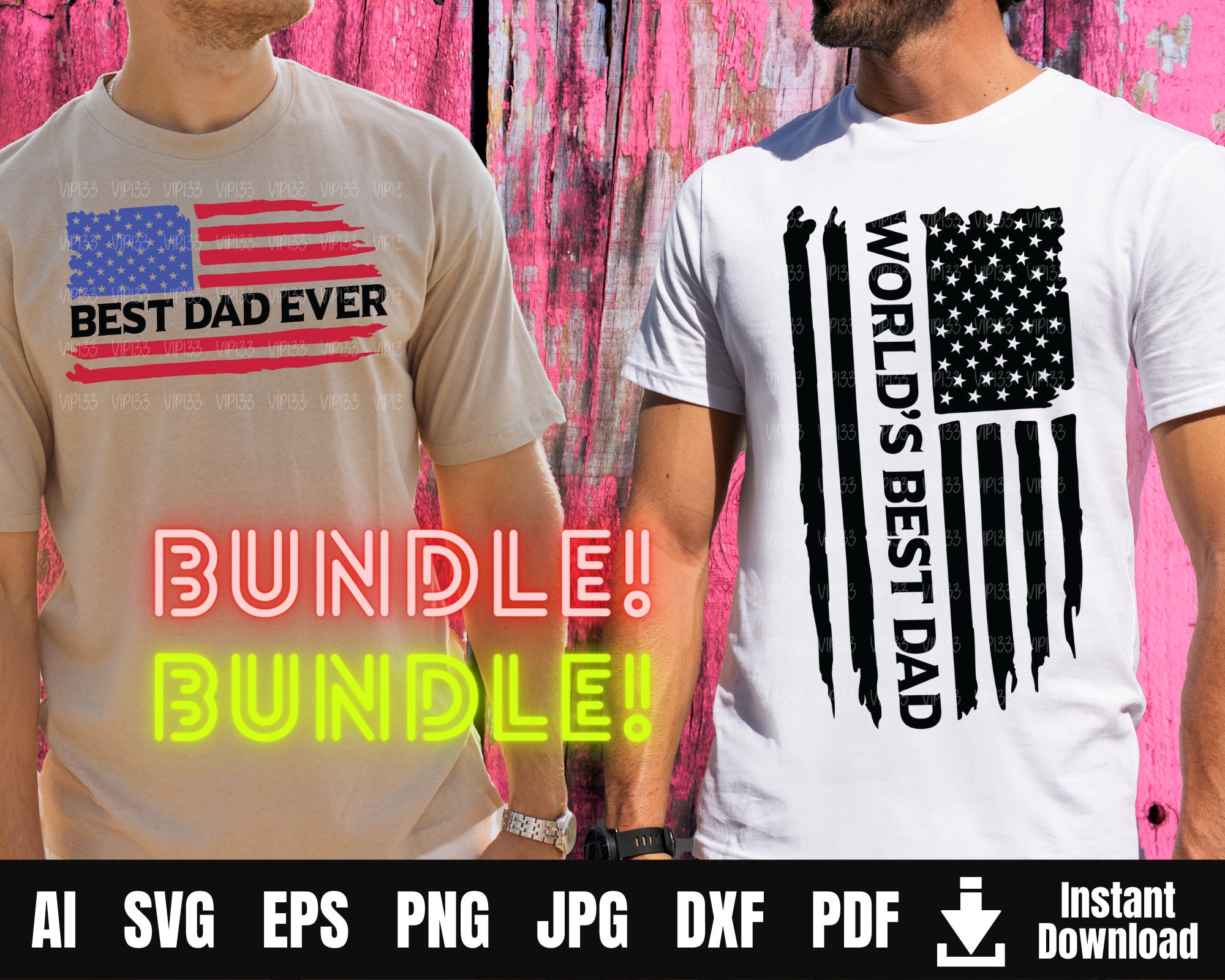 American Flag Dad SVG Best Dad Ever Flag Fathers Day Gifts From Wife to ...