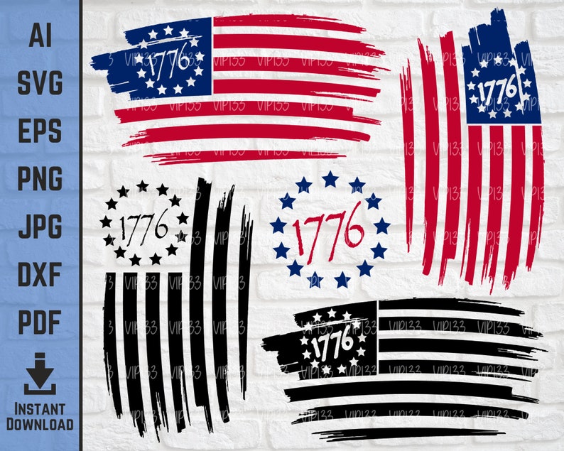 13 Star Flag SVG Bundle | 1776 Betsy Ross American Flag Svg | American ...