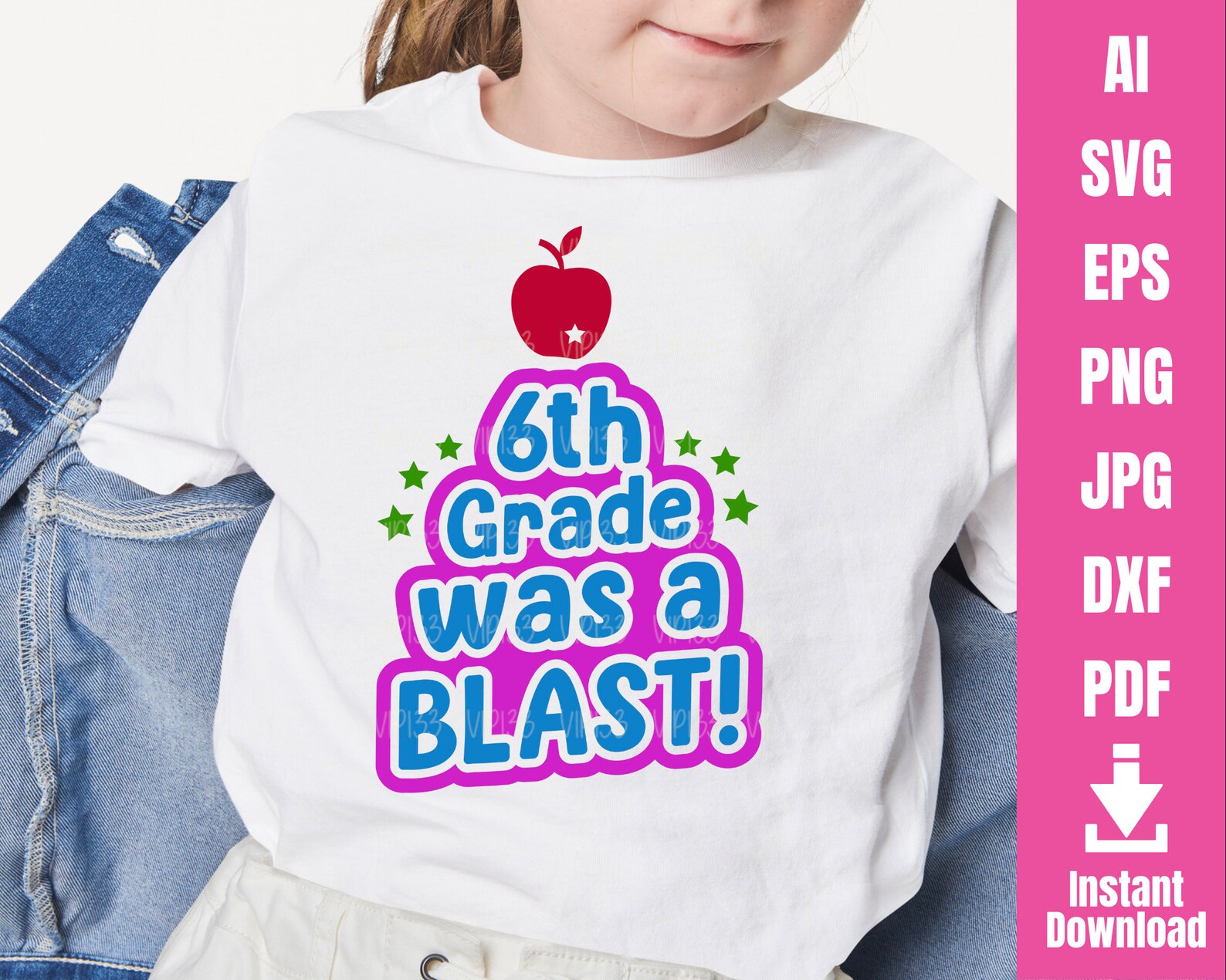 6th Grade Was a Blast Grad Gift SVG Sixth Grade Graduation Last Day of ...