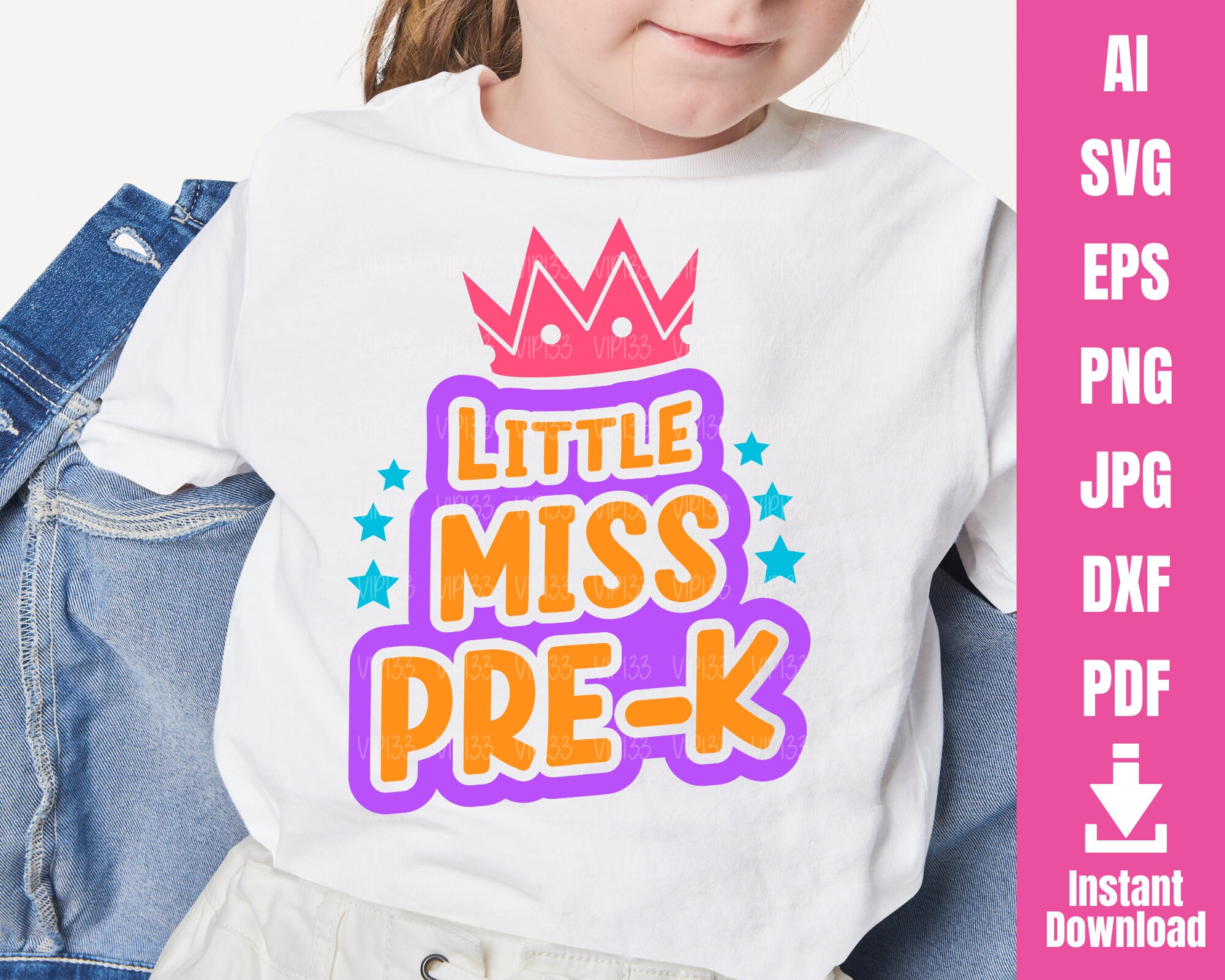 Little Miss Pre-k SVG Pre Kindergarten Shirts First Day of - Etsy