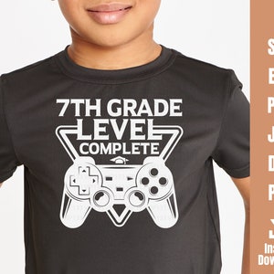 7th Grade Level Complete 7th Grade Graduation Happy Last Day of 7th ...