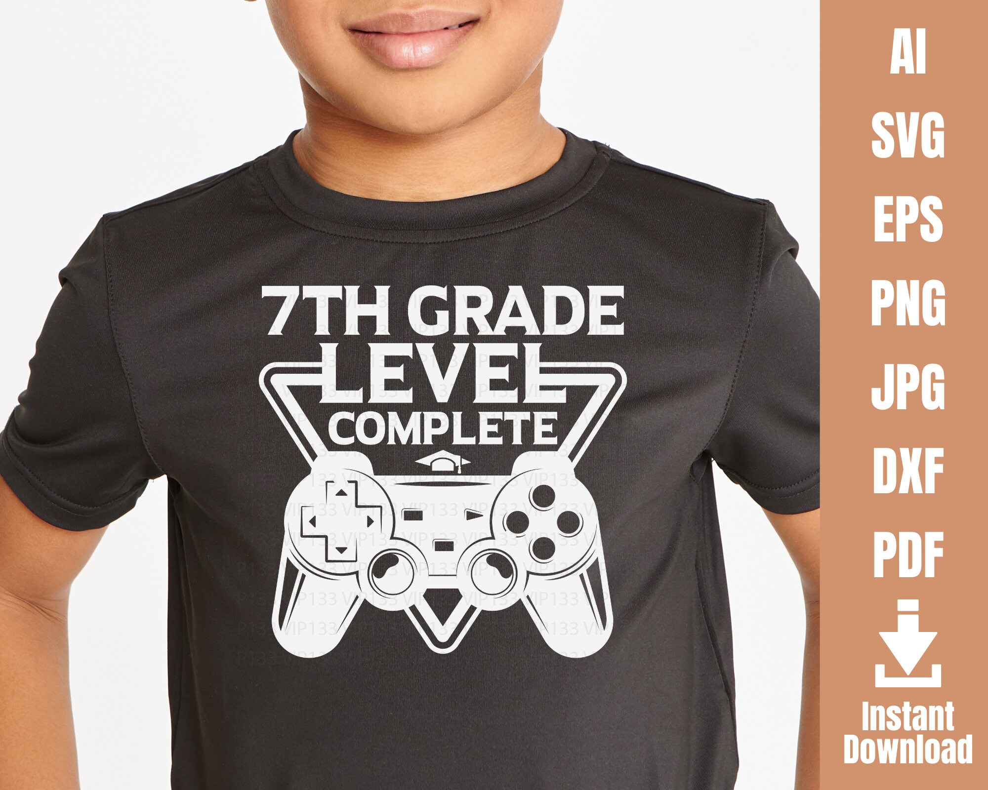 7th Grade Level Complete 7th Grade Graduation Happy Last Day of 7th ...