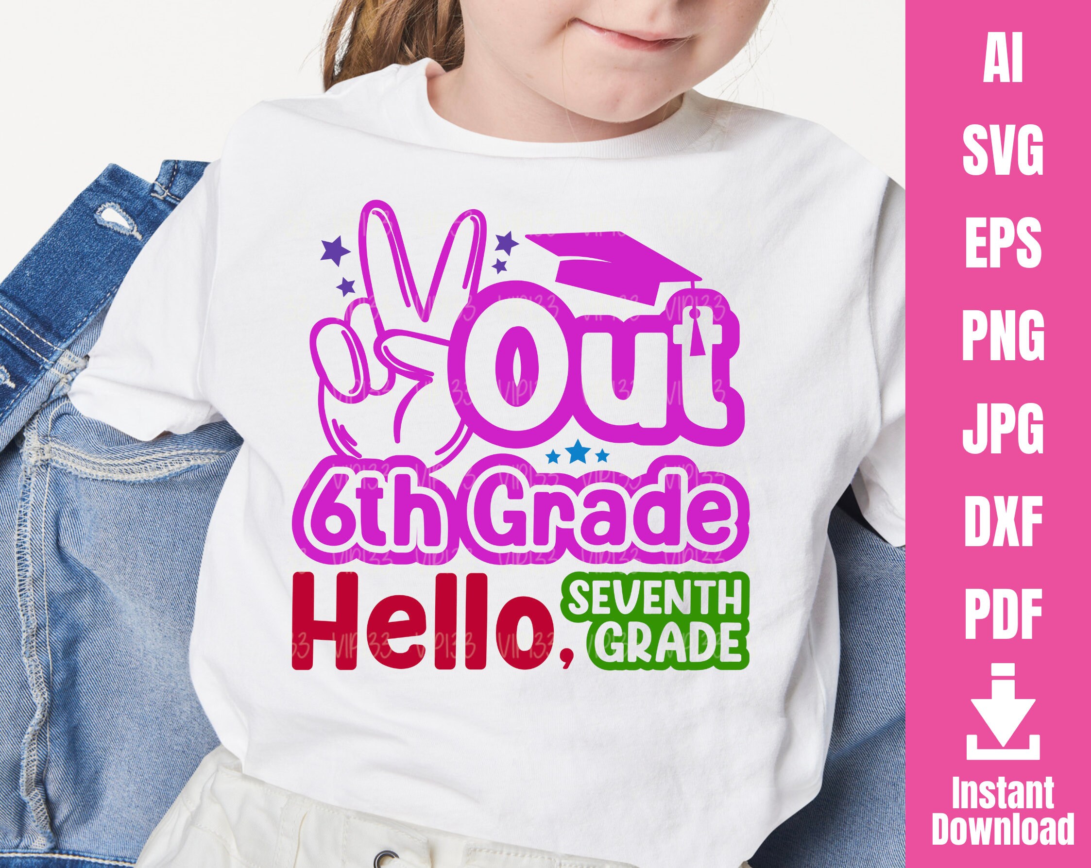 Peace Out 6th Grade Hello Seventh Grade Sixth Grade Graduation Last Day ...