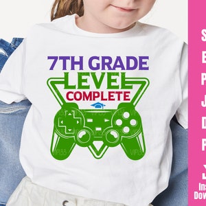 7th Grade Level Complete 7th Grade Graduation Happy Last Day of 7th ...