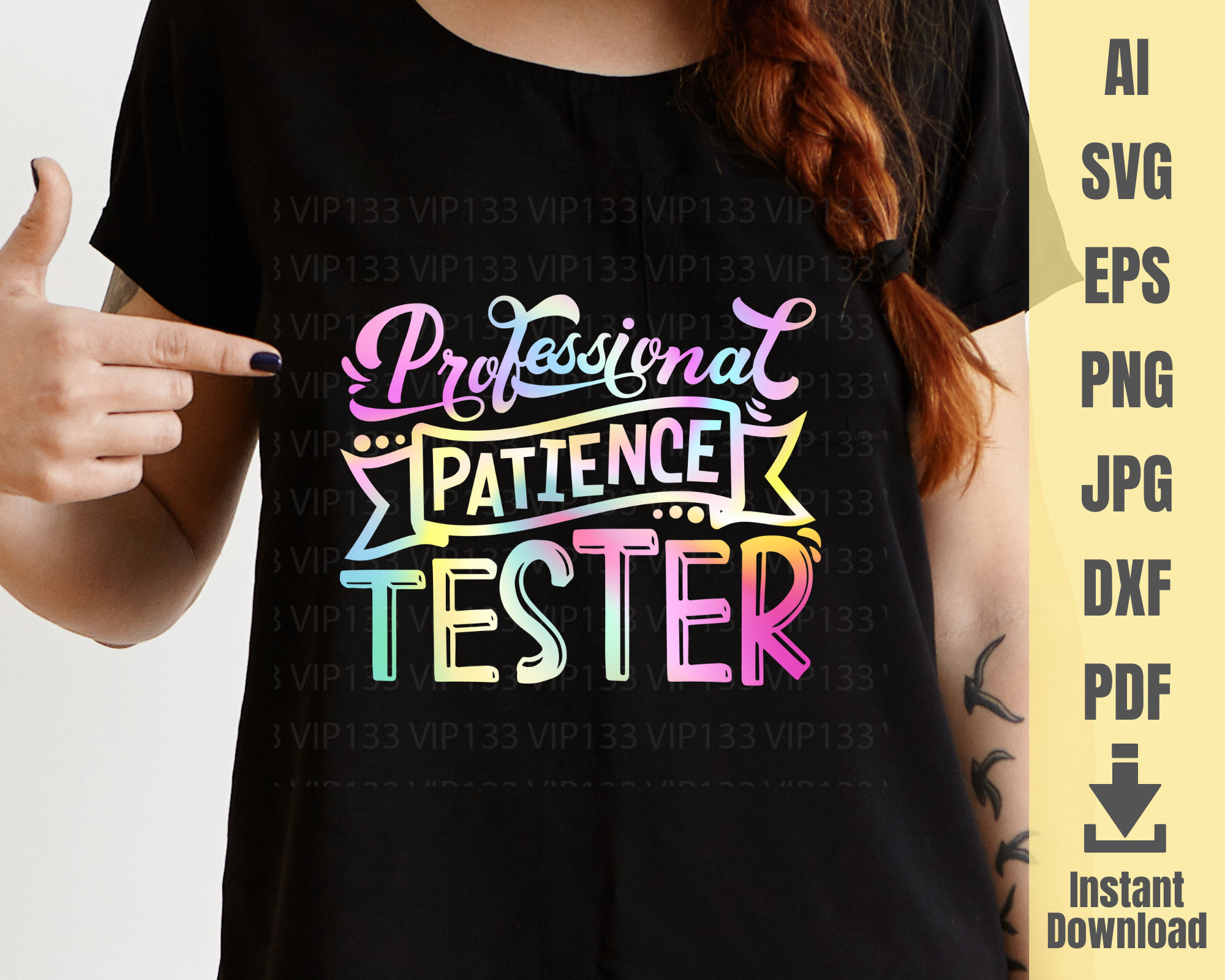 Professional Patience Tester SVG Cute Kids Shirts Svg Doodle Funny ...
