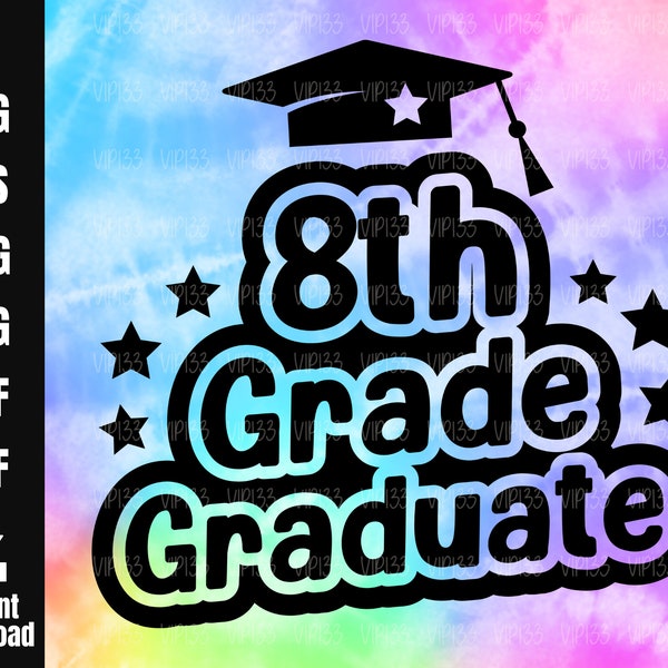 Eighth Grade Graduation Shirt Svg - Etsy