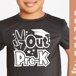 Peace Out Pre-k SVG Prek Graduation SVG Shirt Last Day of Preschool Svg ...