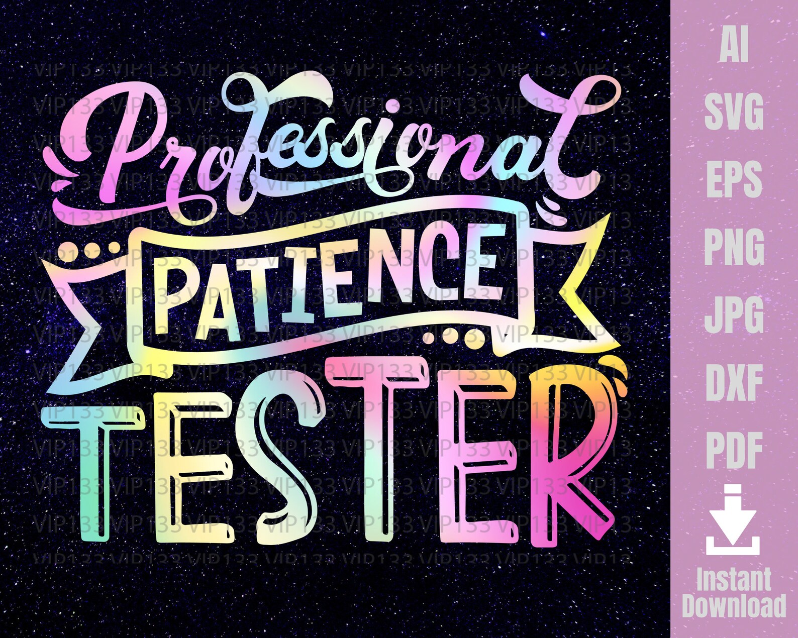 Professional Patience Tester SVG Cute Kids Shirts Svg Doodle| Funny ...