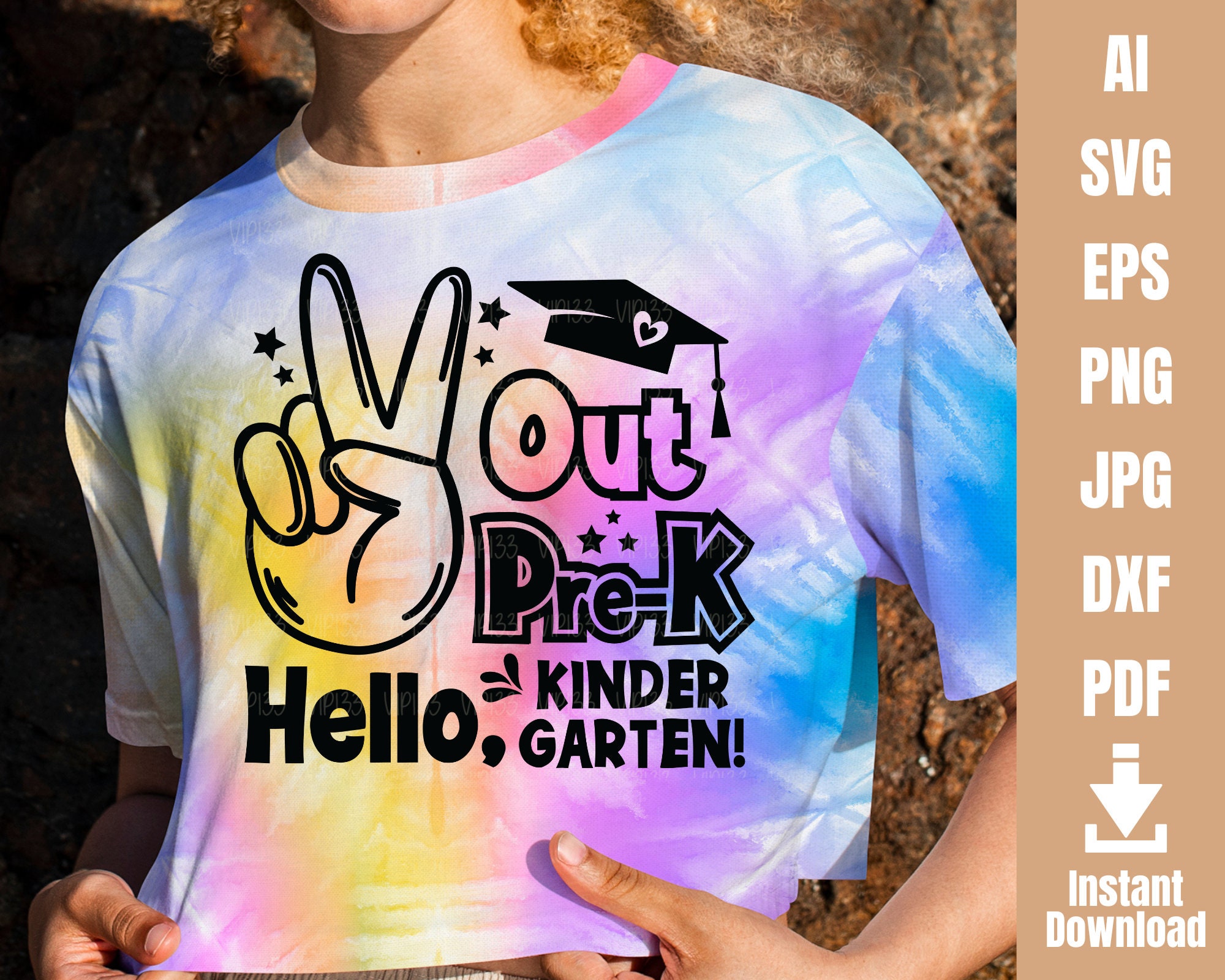 Peace Out Pre-k SVG Prek Hello Kindergarten Graduation Shirt Last Day ...