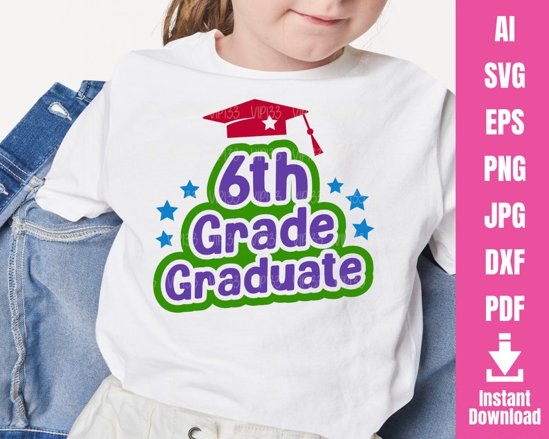 Sixth Grade Graduation Grad Gift SVG Sixth Grade Graduation - Etsy