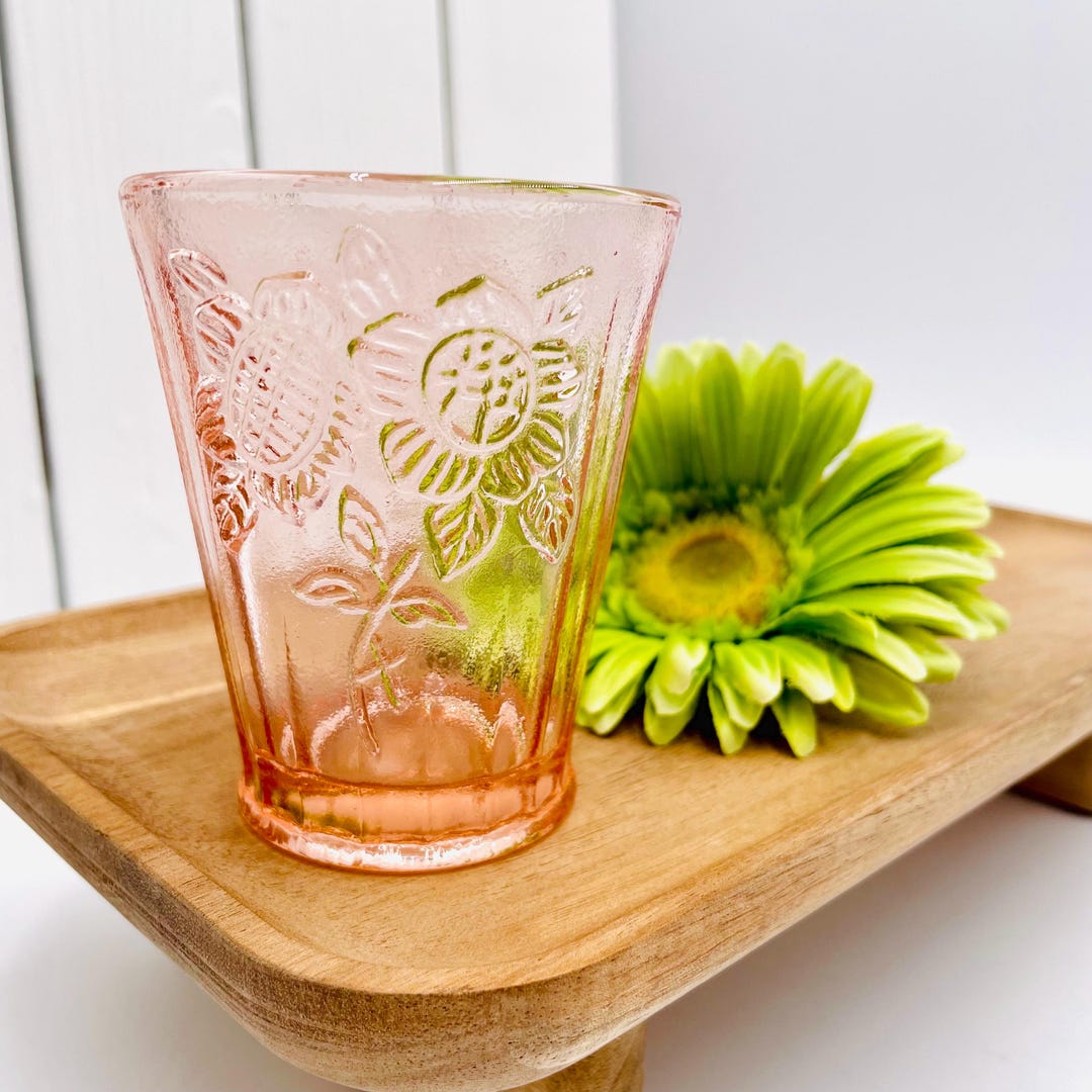 Set of 4 - Mayfair Pink Reproduction Juice Glasses by AA Importing ...