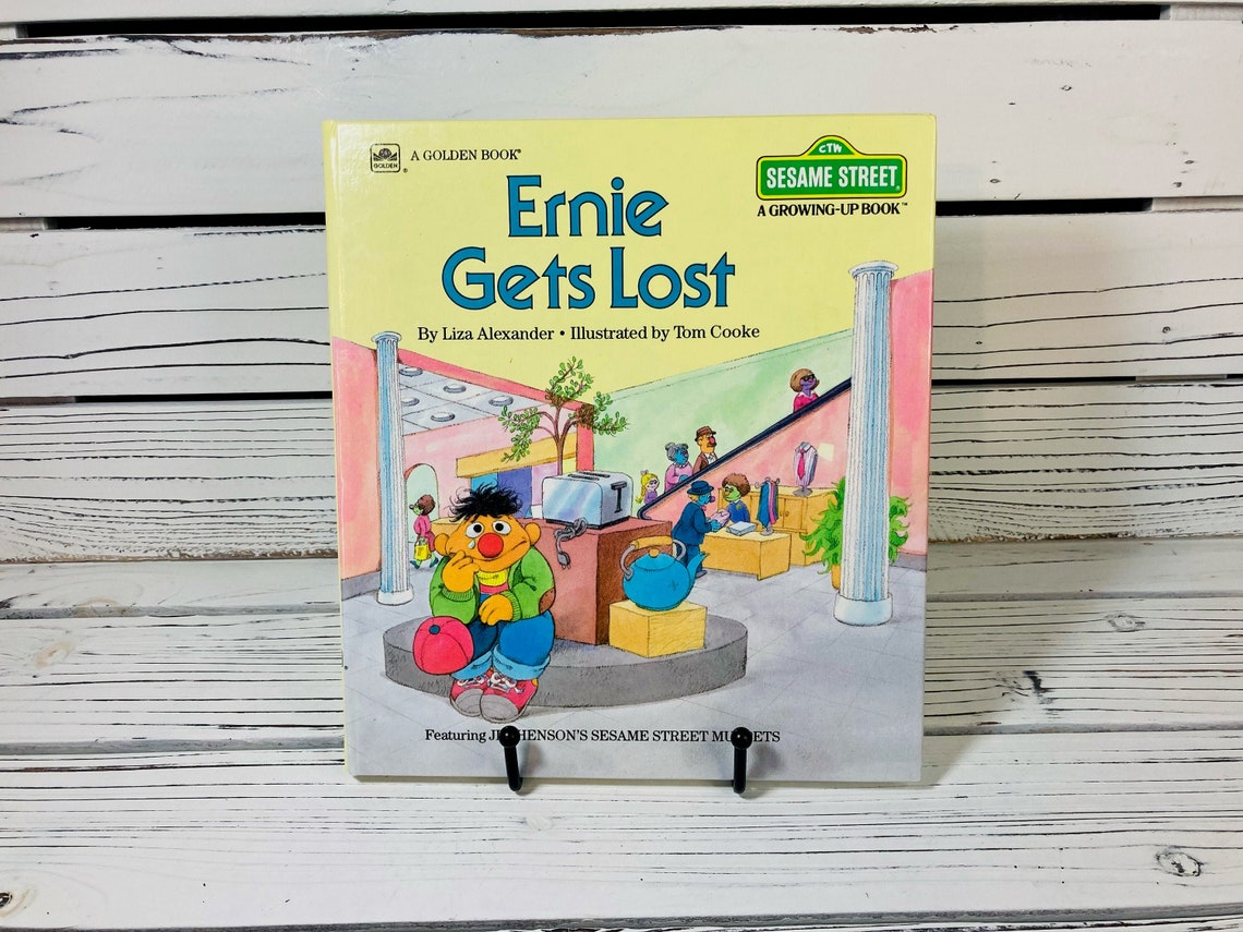 1985 Ernie Gets Lost: A Sesame Street Growing-Up Book A | Etsy