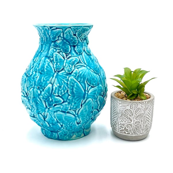 Turquoise Vase - Etsy
