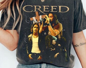 Retro Creed Band Bootleg T-shirt, Creed Band Fan Gift Shirt, Creed 2024 ...