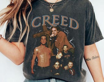 Retro Creed Band Bootleg T-shirt, Creed Band Fan Gift Shirt, Creed 2024 ...