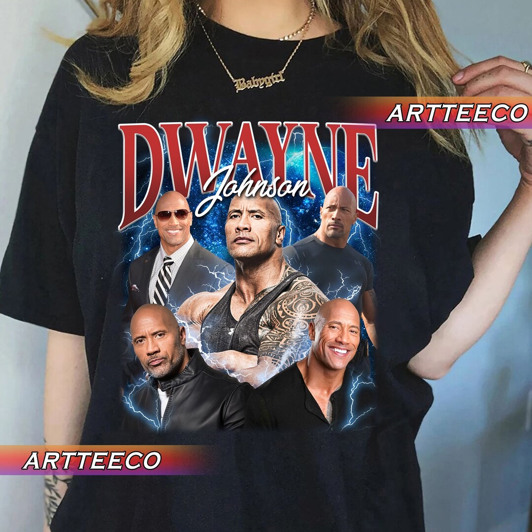 Vintage Dwayne Johnson Shirt, Dwayne Johnson Sweatshirt, Dwayne Johnson ...