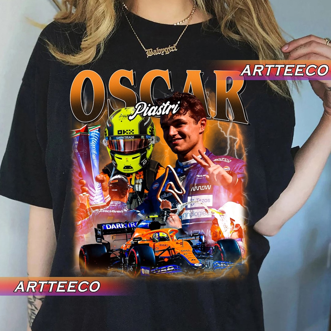 Vintage Oscar Piastri Formula 1 Racing Tshirt, Oscar Piastri Shirt ...
