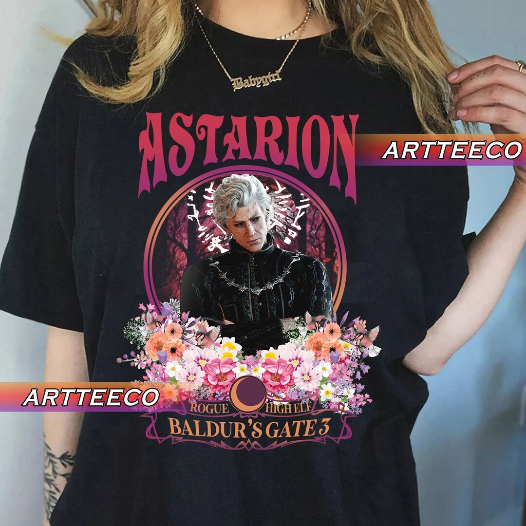 Vintage Astarion Baldurs Gate 3 Shirt Astarion Rogue High Elf - Etsy