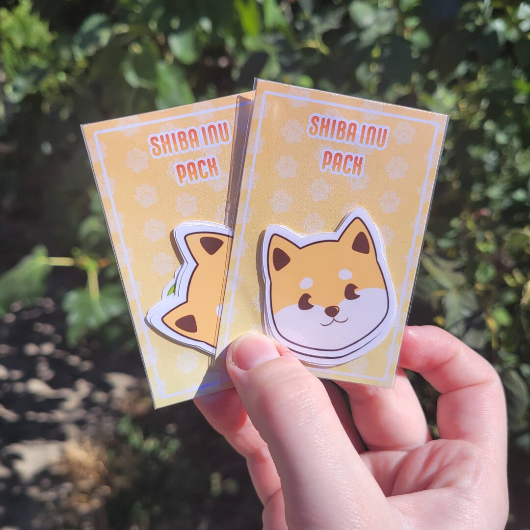 Shiba Inu Sticker Pack - Etsy