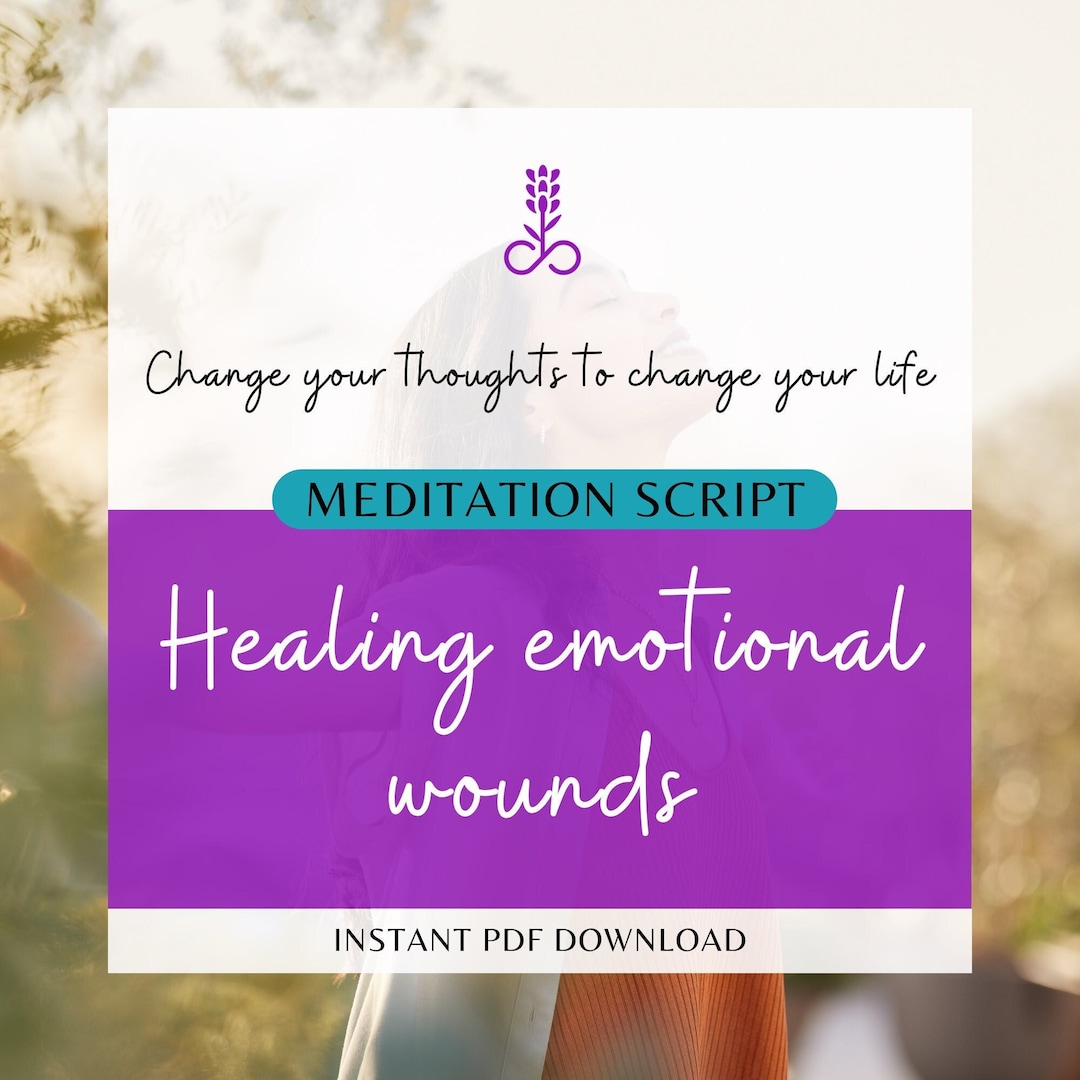 Healing Emotional Wounds: Guided Meditation for Women - Forgiveness & Detachment, Print at Home ...