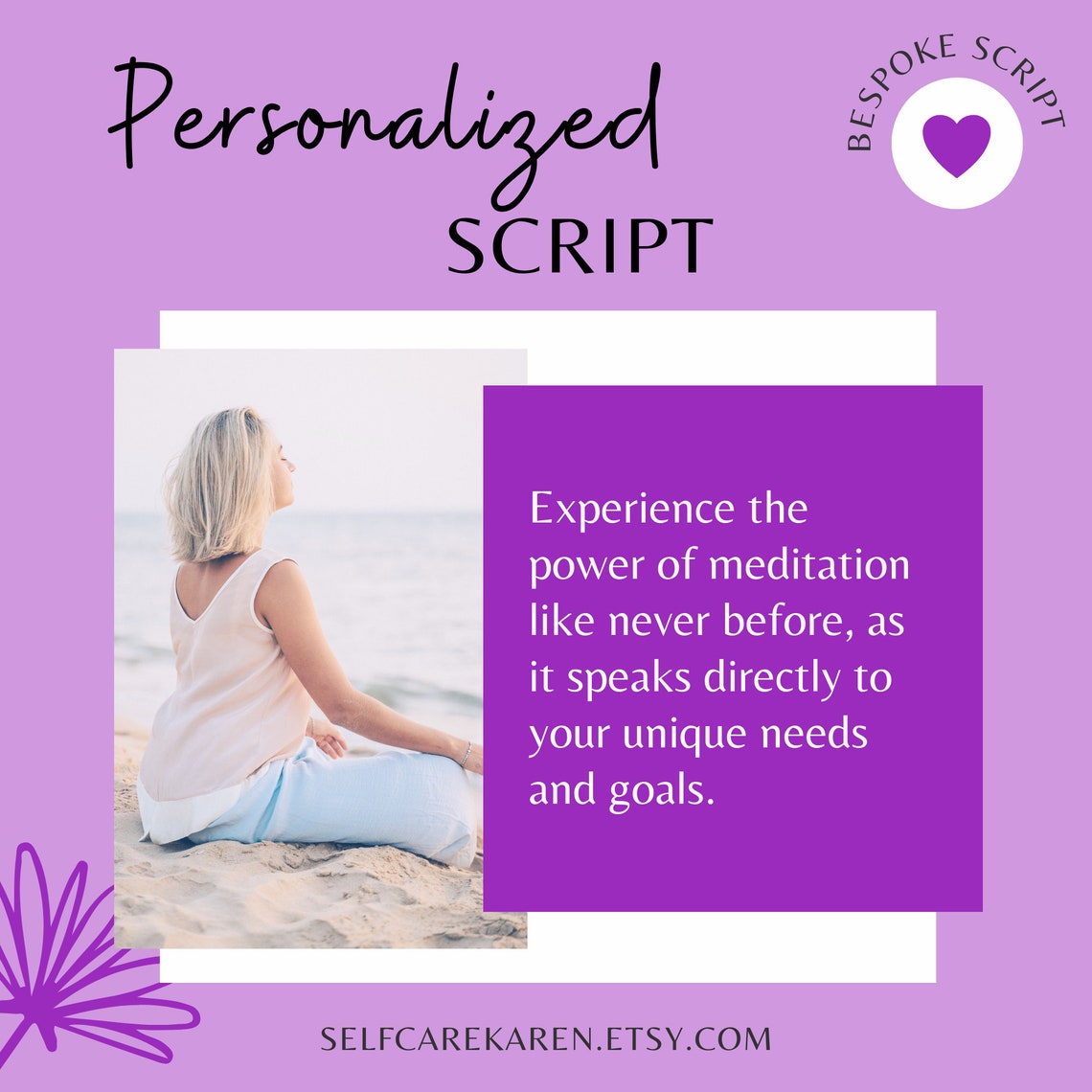 CUSTOM MEDITATION SCRIPT, Instant Download Guided Meditations, Easy to ...