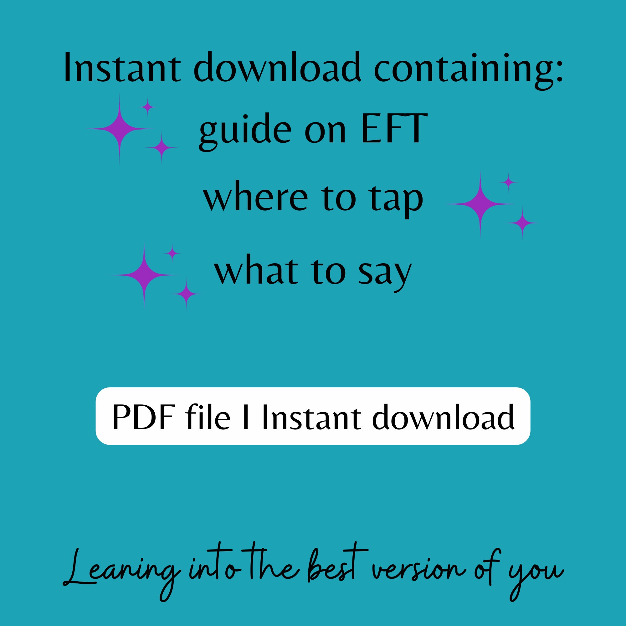 EFT TAPPING Script for Self-belief EFT Guide for Dealing With - Etsy UK