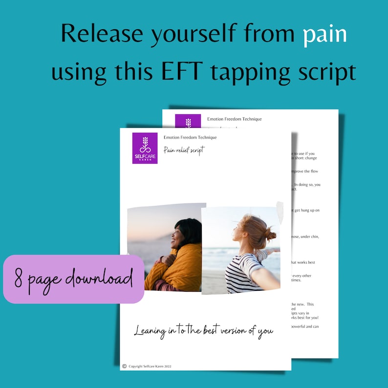 EFT Tapping Script for Pain Relief, EFT Guide for Dealing With Chronic ...
