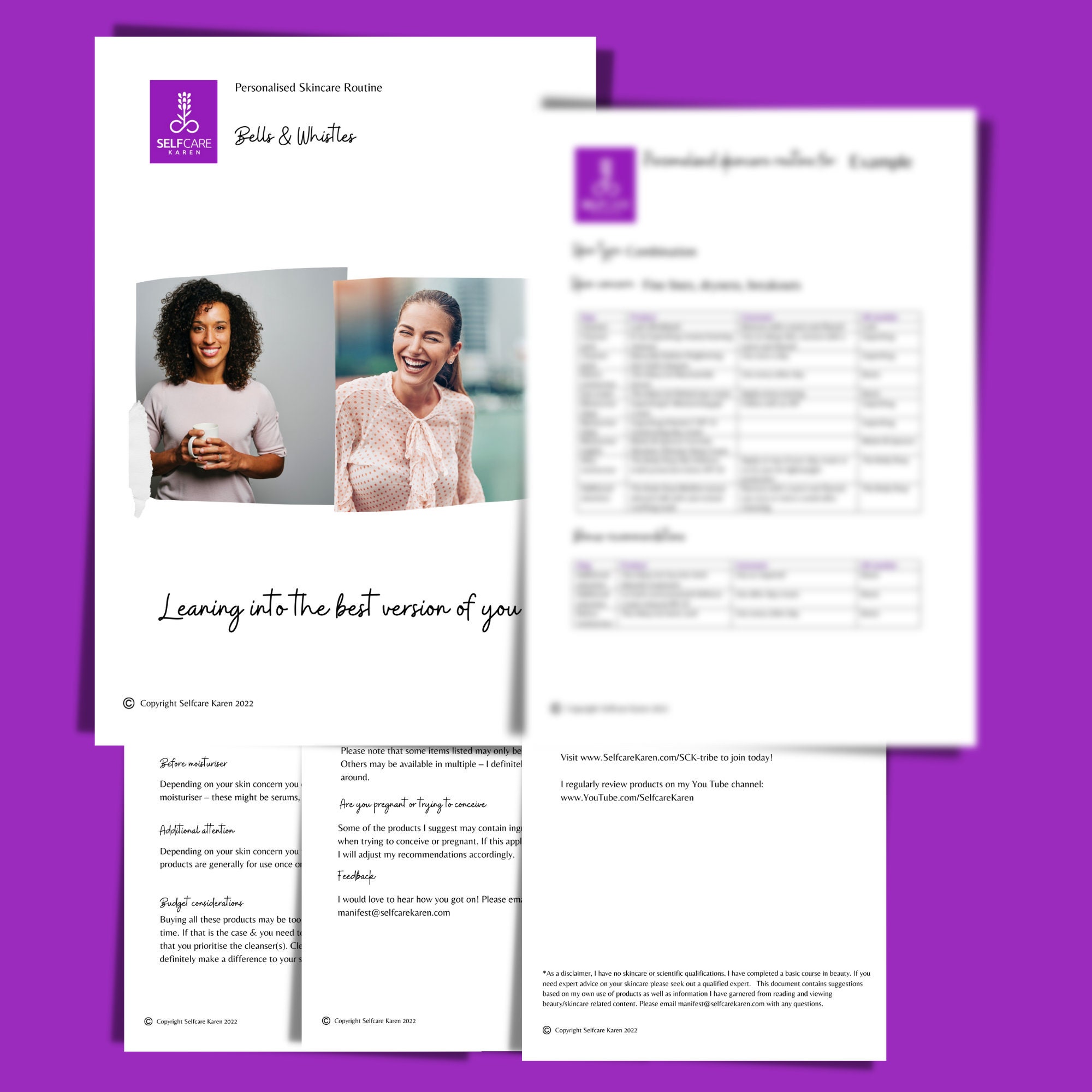 Complete PERSONALISED SKIN CARE Plan, Skincare Routine Consultation ...