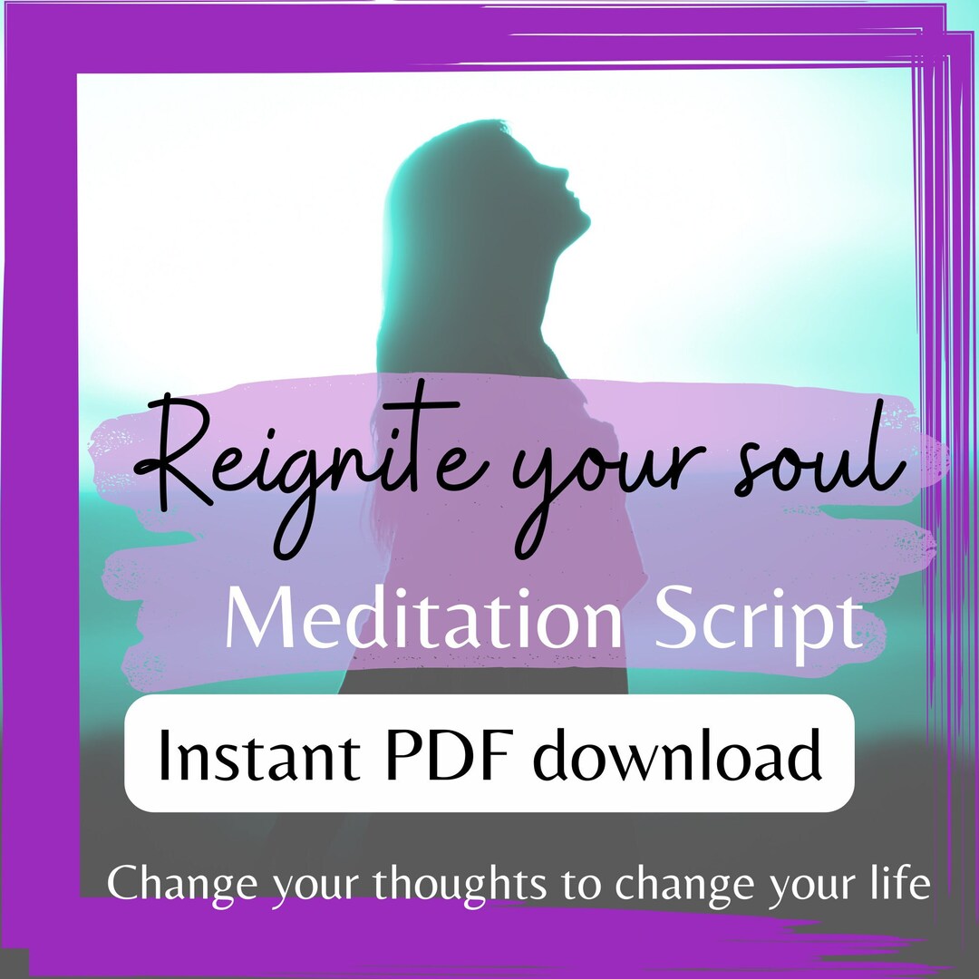 GUIDED MEDITATION SCRIPT, Heal From Past Pain, Soul Work Guide, Self ...