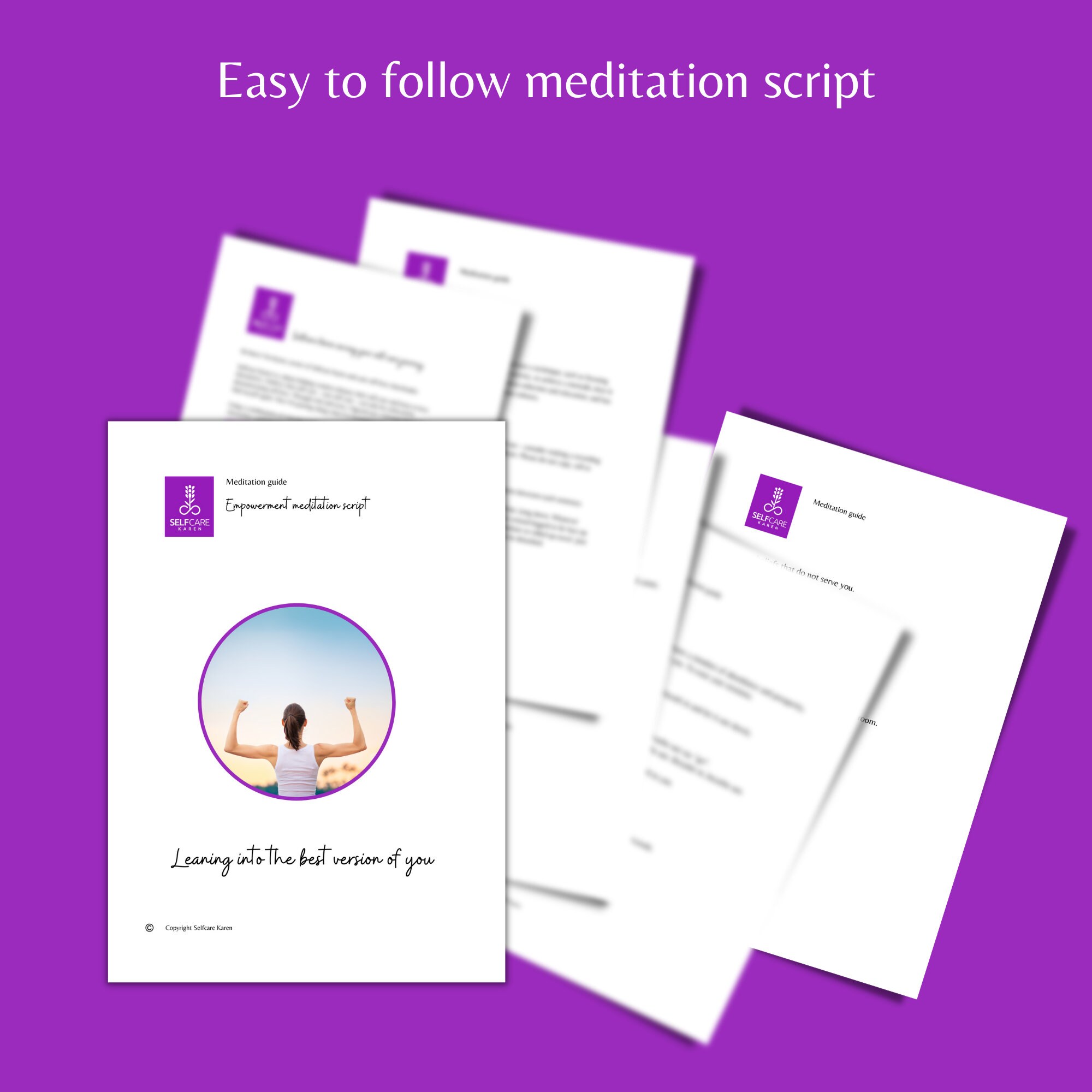 EMPOWERMENT SELF THERAPY, Guided Meditation Script, Self Improvements ...