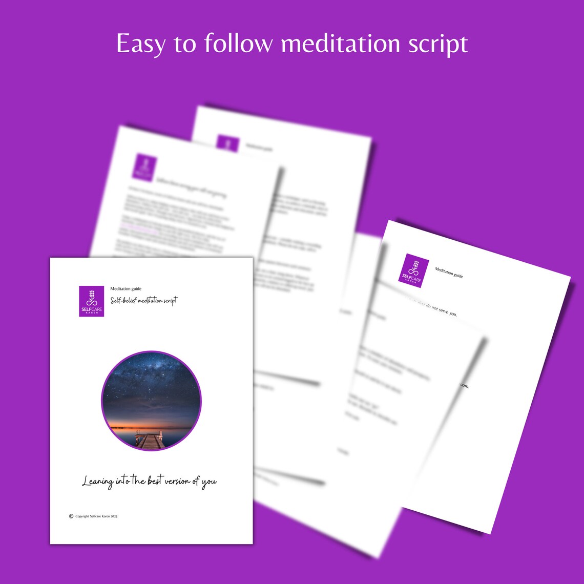UPLIFTING MEDITATION SCRIPT Bundle, Guided Affirmations, Positive ...