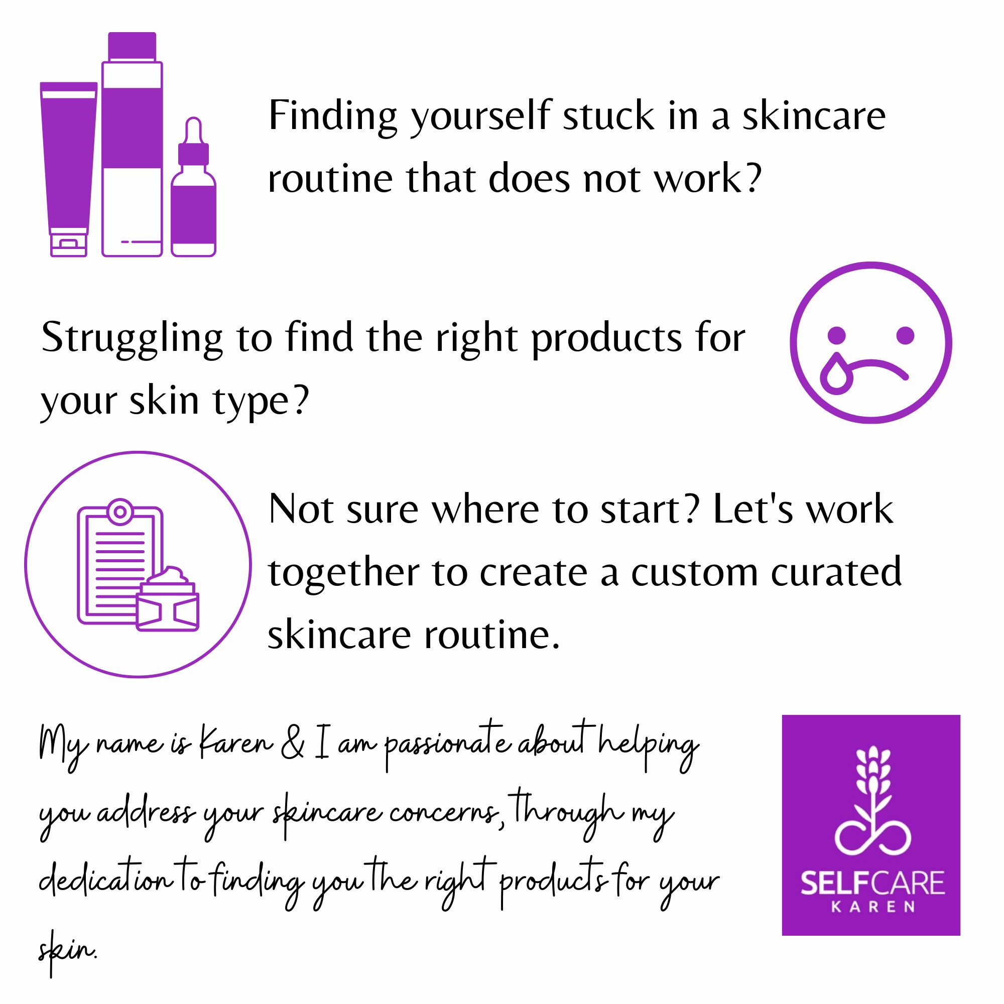 Complete PERSONALISED SKIN CARE Plan Skincare Routine - Etsy