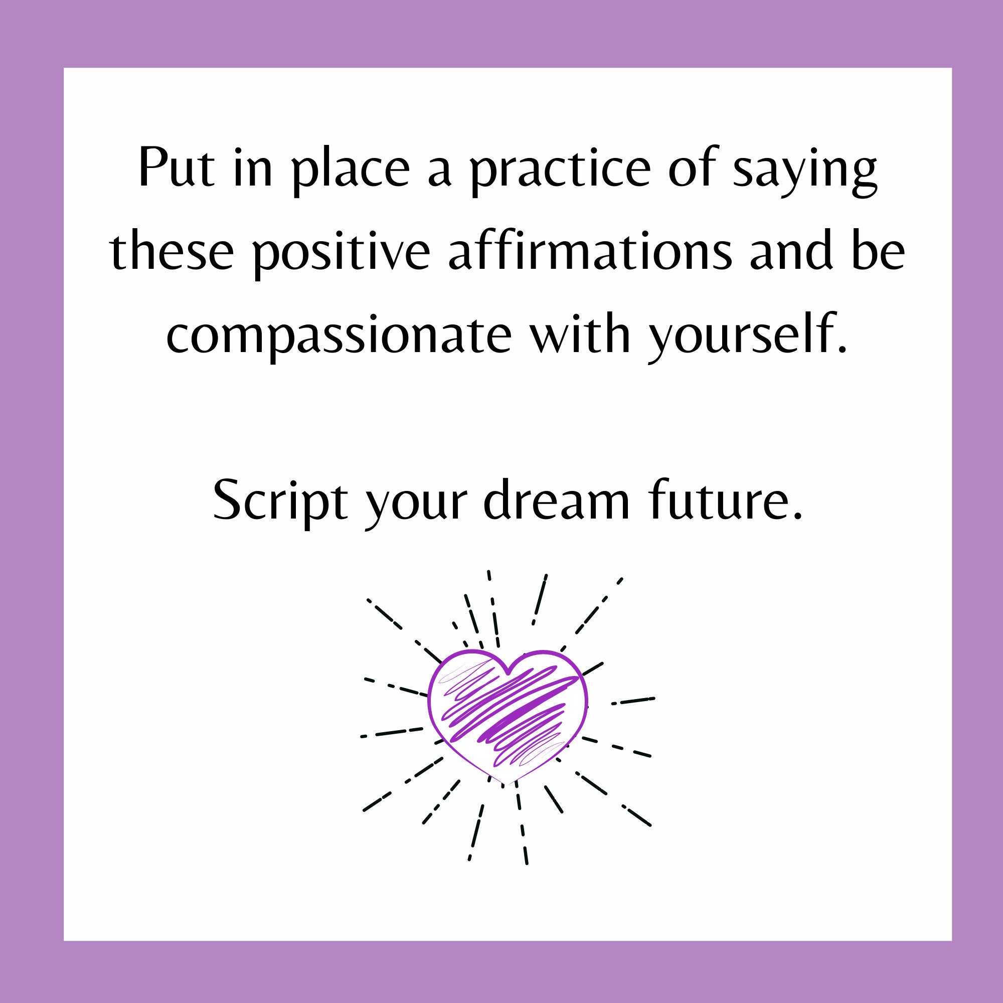 SELF COMPASSION AFFIRMATIONS, Self Affirmations, Gift to Manifest Your ...