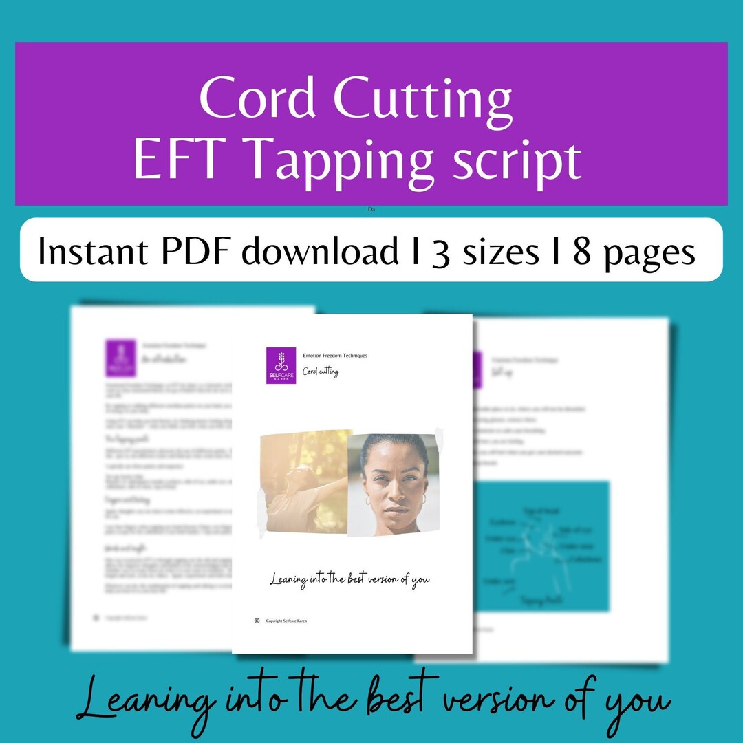 EFT Tapping Script for Cord Cutting and Emotional Release, EFT Guide ...