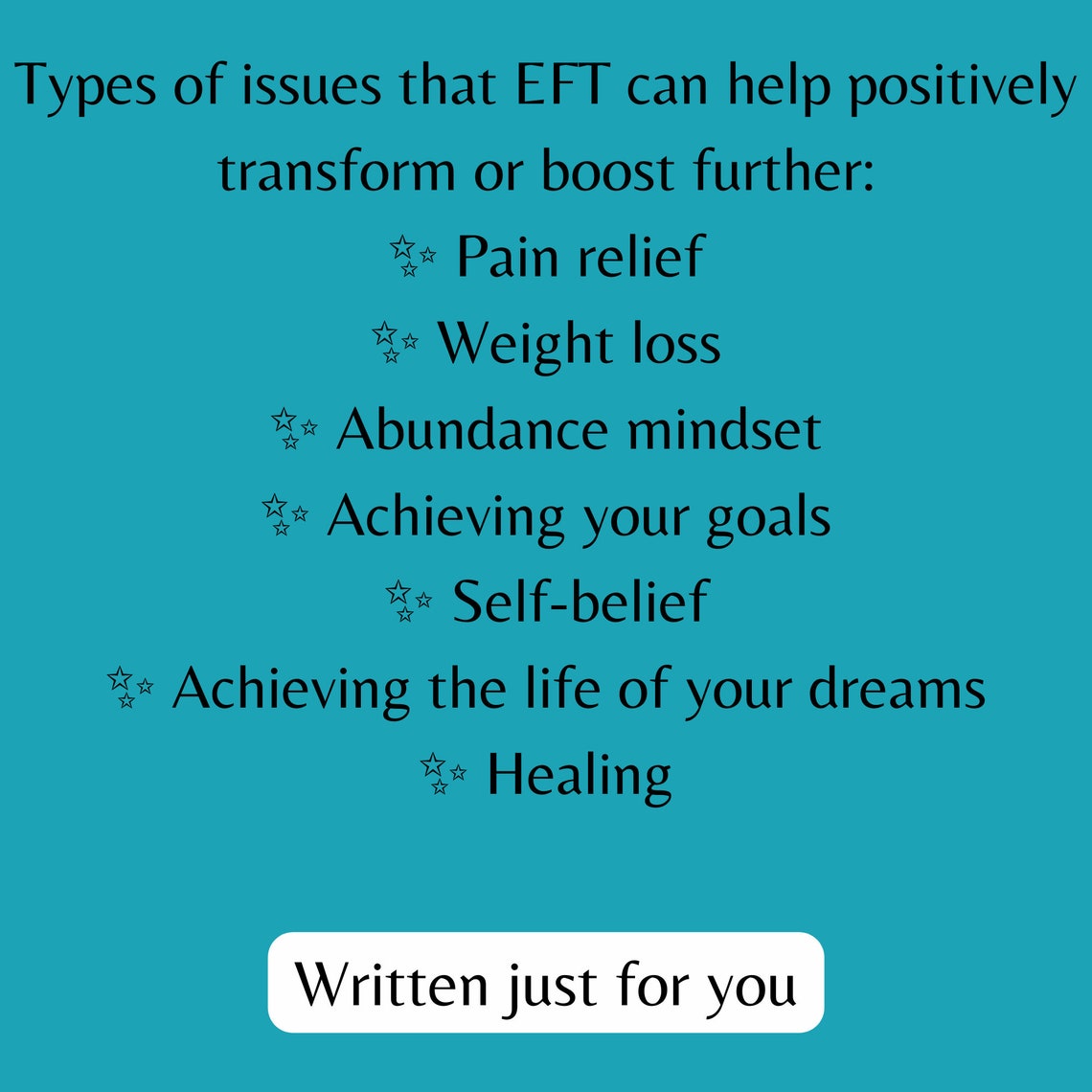 EFT Tapping Script Custom Made for You, Personalized EFT Guide & Script ...