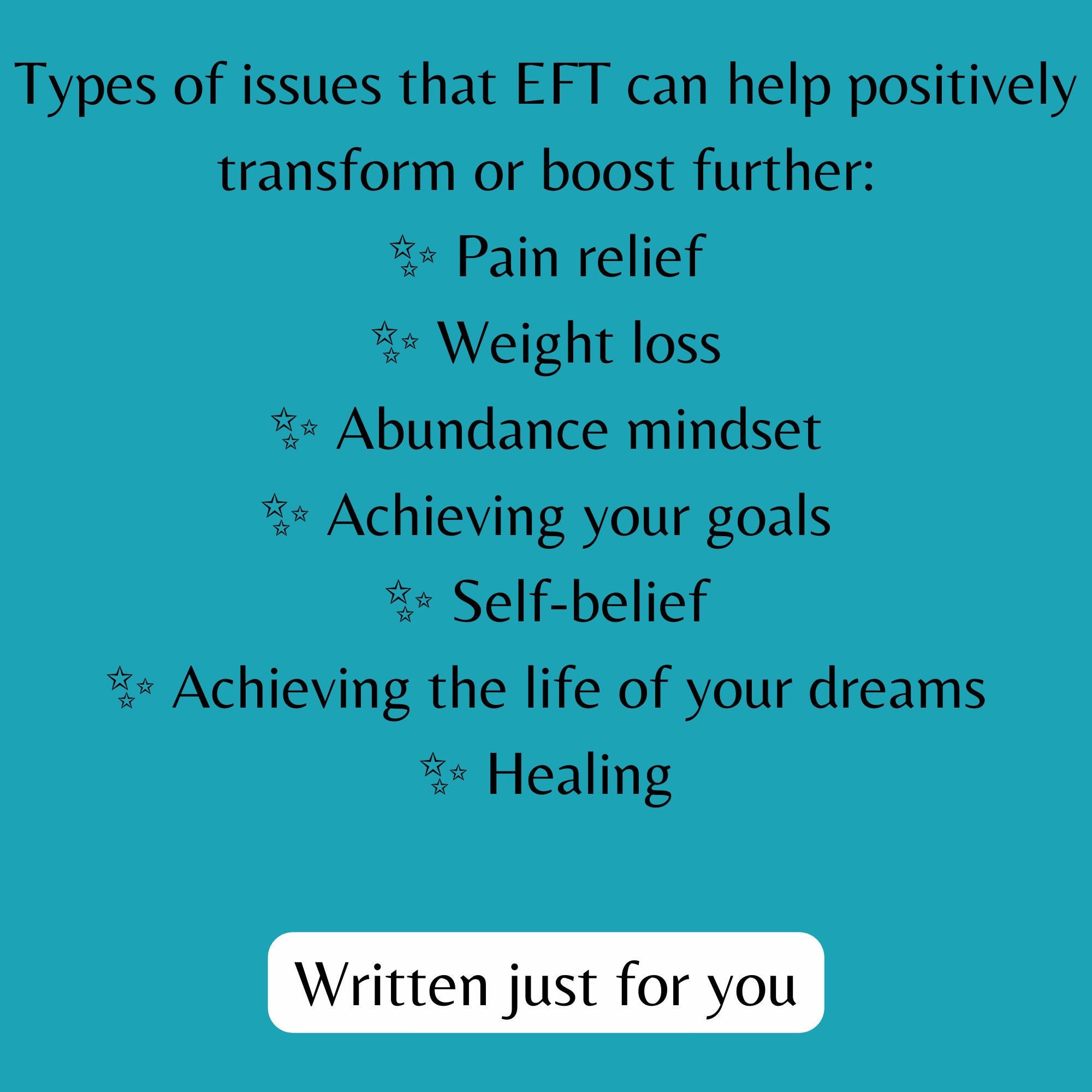 EFT Tapping Script Custom Made for You, Personalized EFT Guide & Script ...