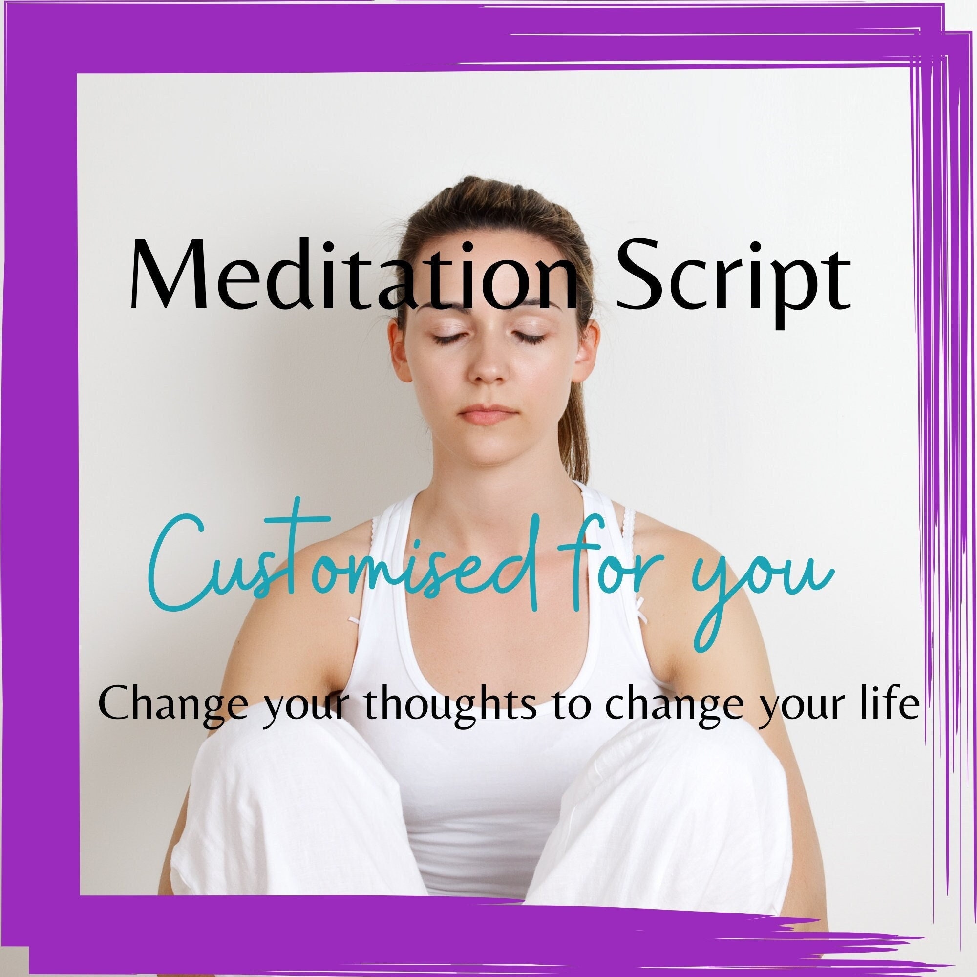 CUSTOM MEDITATION SCRIPT Instant Download Guided Meditations - Etsy UK