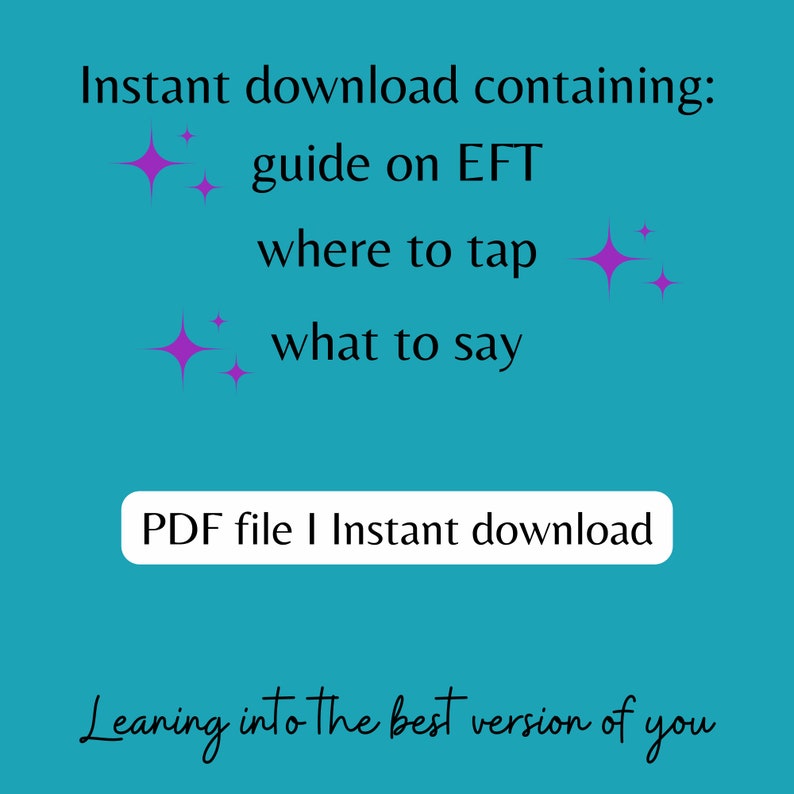 EFT Tapping Script for Pain Relief EFT Guide for Dealing With - Etsy