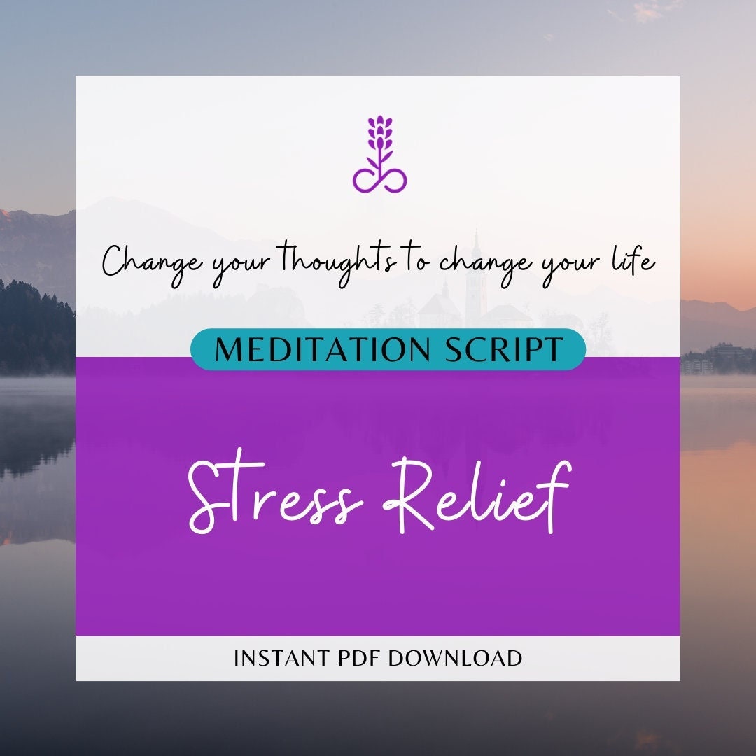 Guided Meditation Script for Women: Stress Relief & Inner Peace, Calm ...