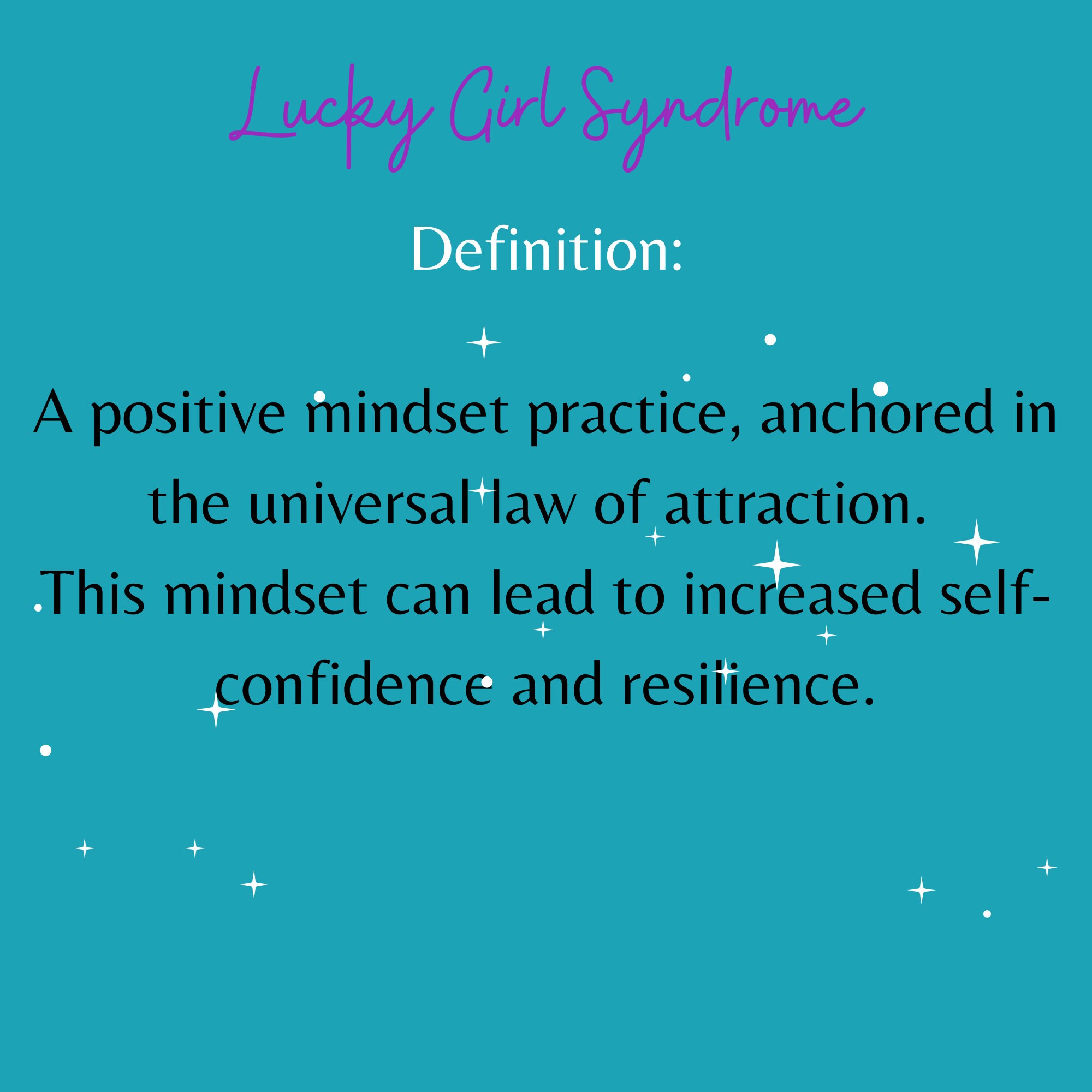 Develop the Lucky Girl Syndrome: EFT Script for Women, EFT Tapping ...