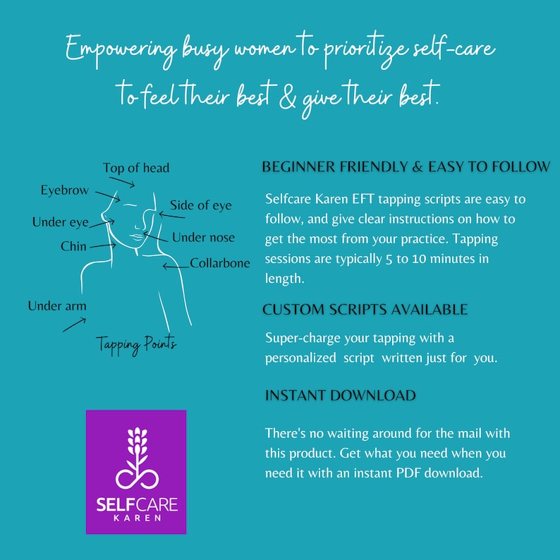 EFT TAPPING Script for Self-belief EFT Guide for Dealing With - Etsy